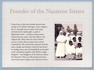 Biography of Blessed Marcantonio Durando | PPT