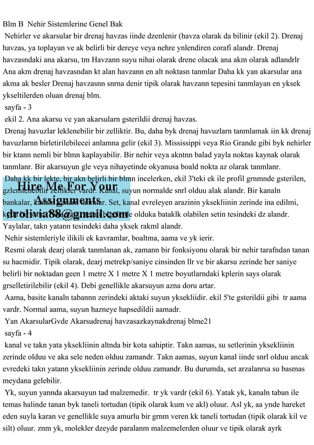 B l m B Nehir Sistemlerine Genel Bak Nehirler ve akarsular bir d.pdf