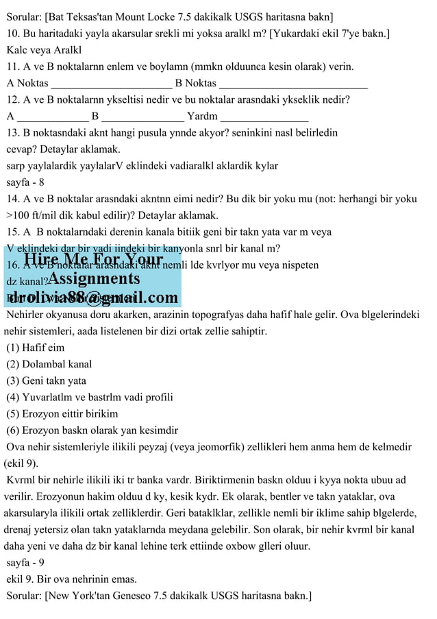 B l m B Nehir Sistemlerine Genel Bak Nehirler ve akarsular bir d.pdf