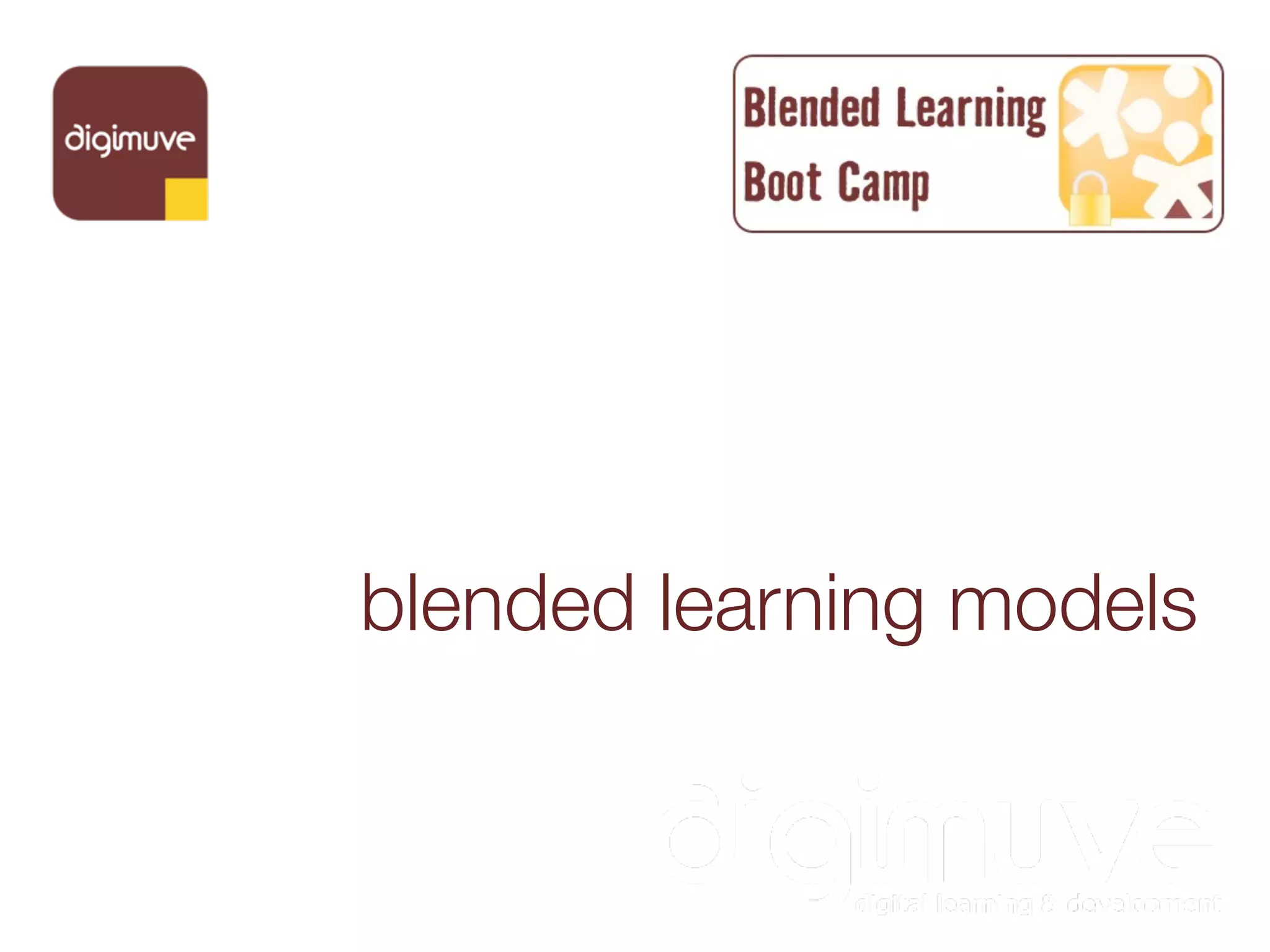 Blended Learning Models | PDF | Social Networking | Internet