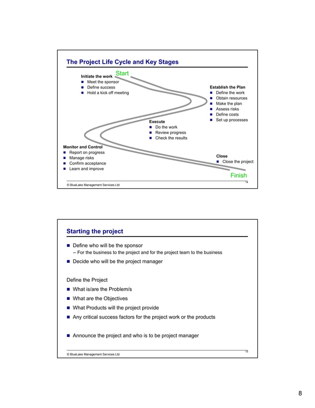 Blms on project management 101117 | PDF