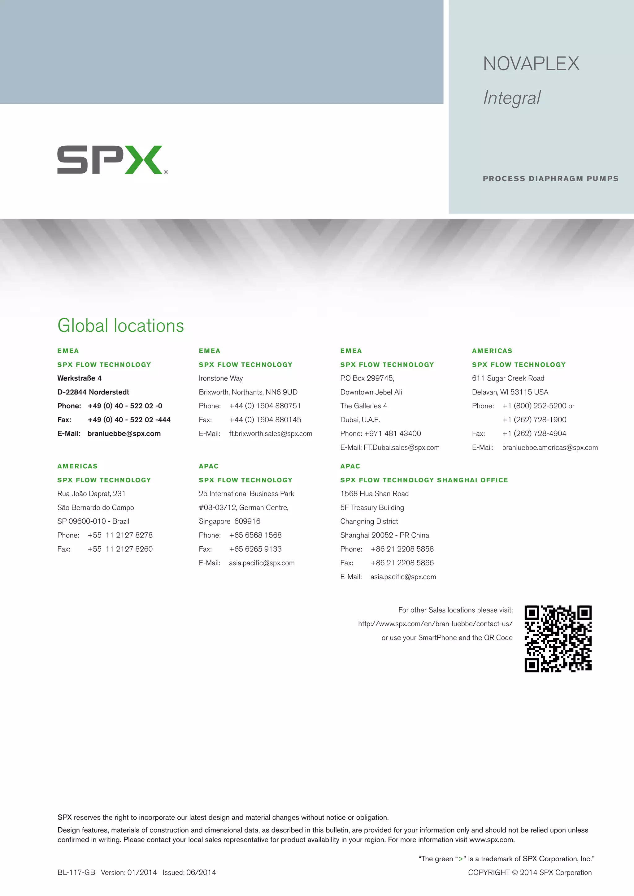 Bl novaplex integral_process_diaphragm_pumps_117_gb | PDF
