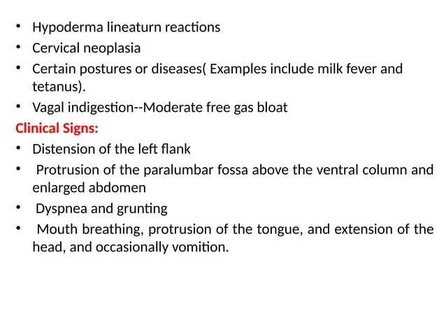 BLOAT in ruminants veterinary medicines.ppt