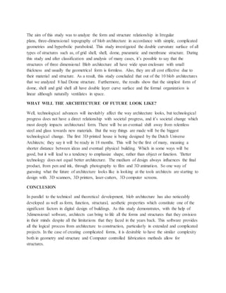 Blob architecture research paper | DOCX