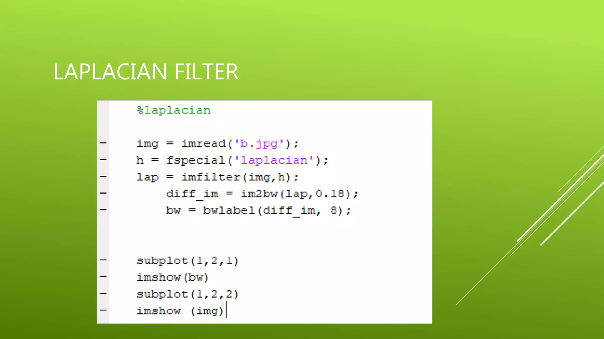 Blob detection | PPTX