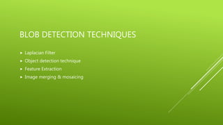 Blob detection | PPTX