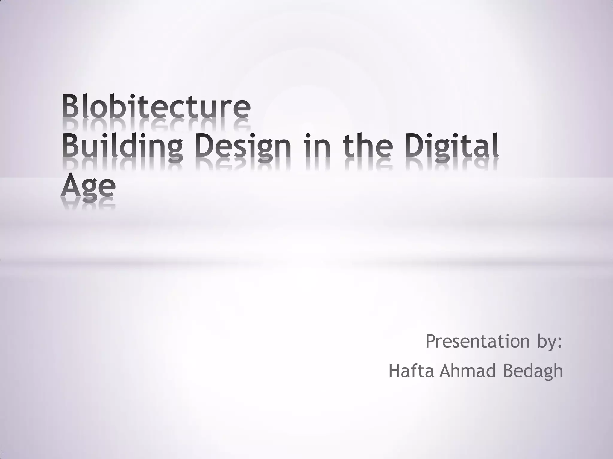 Blobitecture | PDF