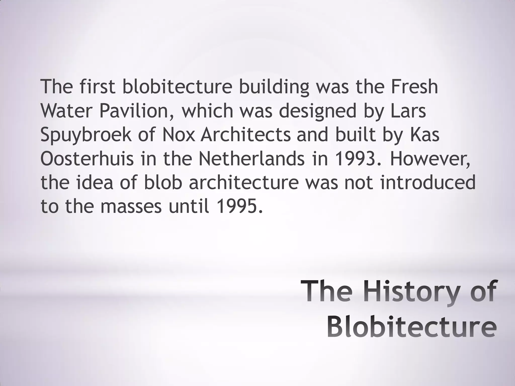Blobitecture | PDF