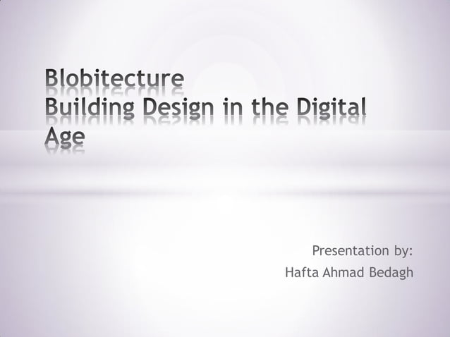 Blobitecture | PDF | Interior Decorating | Home & Garden