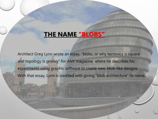 Blobitecture | PPTX