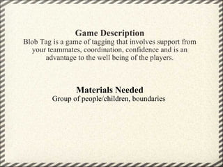 Blob Tag Power Point | PPT