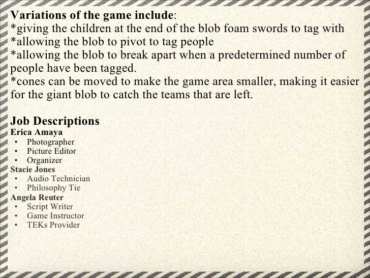 Blob Tag Power Point