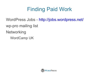 Working With WordPress | ODP