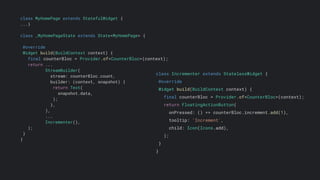 BLoC - Be Reactive in flutter | PPT