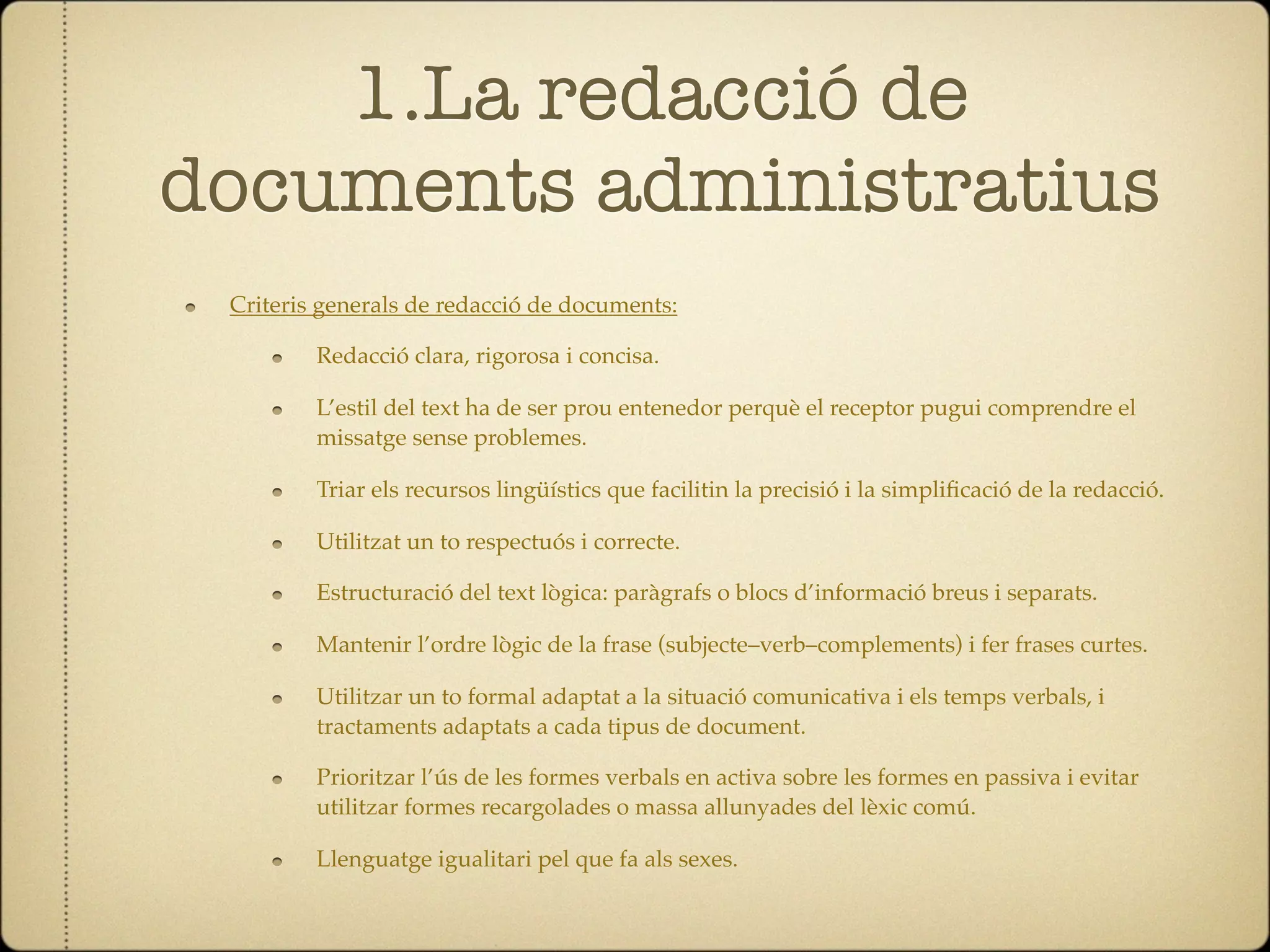 Cos administratiu GenCat - Bloc 5 Tema 31 | PPT