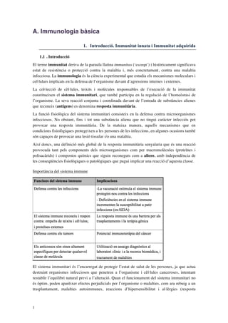 Bloc a1. immuno | PDF