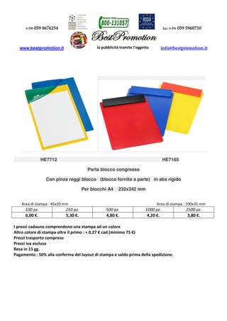 Block Notes Personalizzati | Blocchi note personalizzati | PDF ...