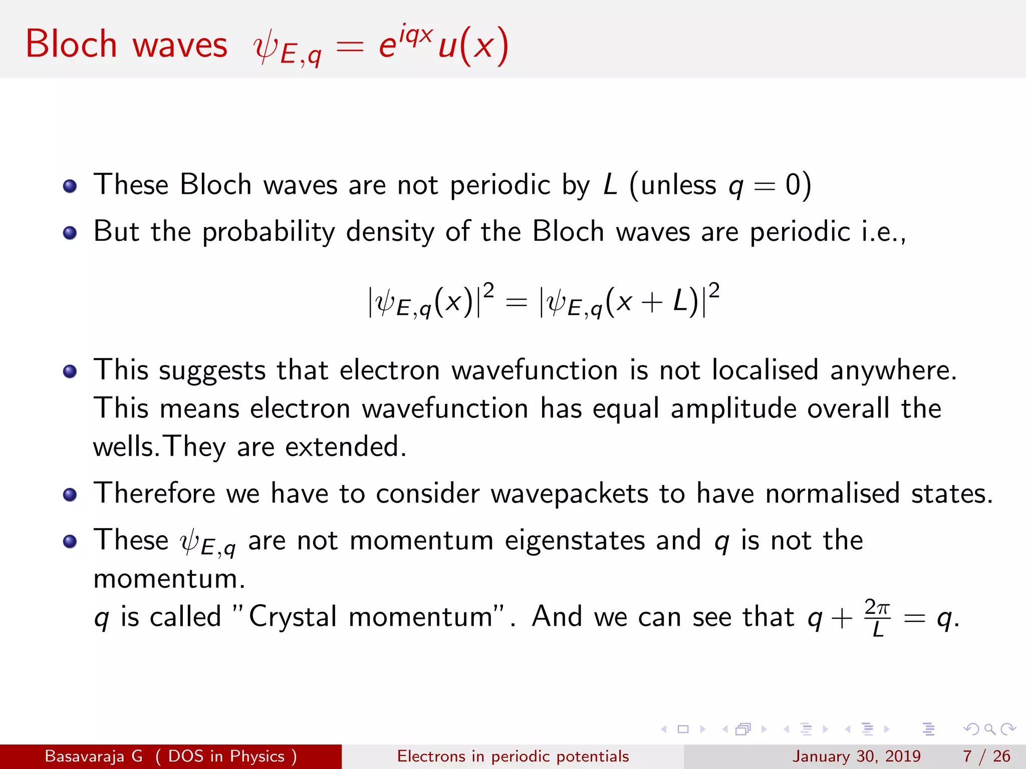 Blochtheorem | PDF