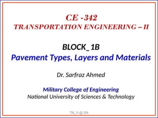 Block-1B-Pavement Types, Layers and Materials -TN-II_2023.pptx