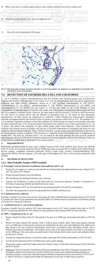 GENERAL TECHNIQUES OF DETECTION AND ENUMERATION OF MICRO-ORGANISMS IN ...