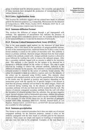 GENERAL TECHNIQUES OF DETECTION AND ENUMERATION OF MICRO-ORGANISMS IN ...