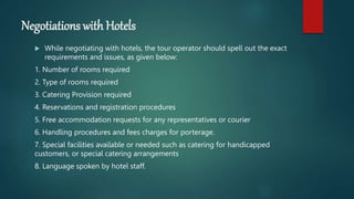 TOUR PLANNING & PRE TOUR-OPERATIONS PPT. | PPTX