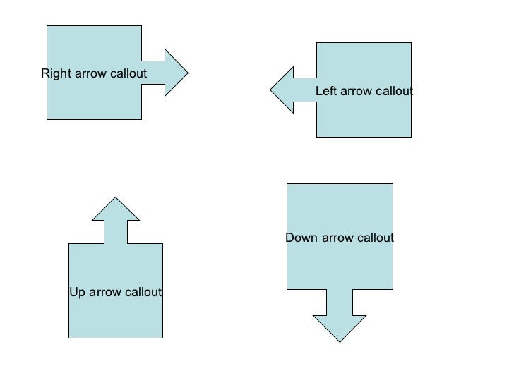 Block arrows