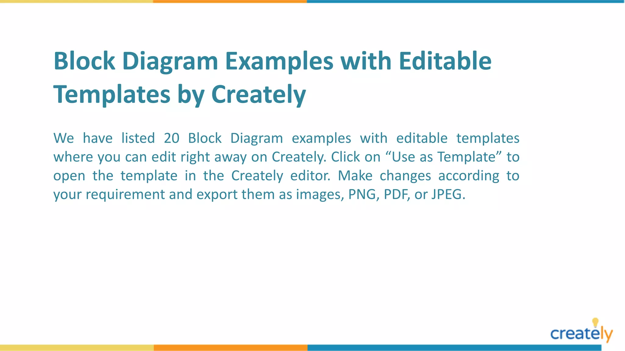 Block Diagram Examples with Editable Templates | PPTX