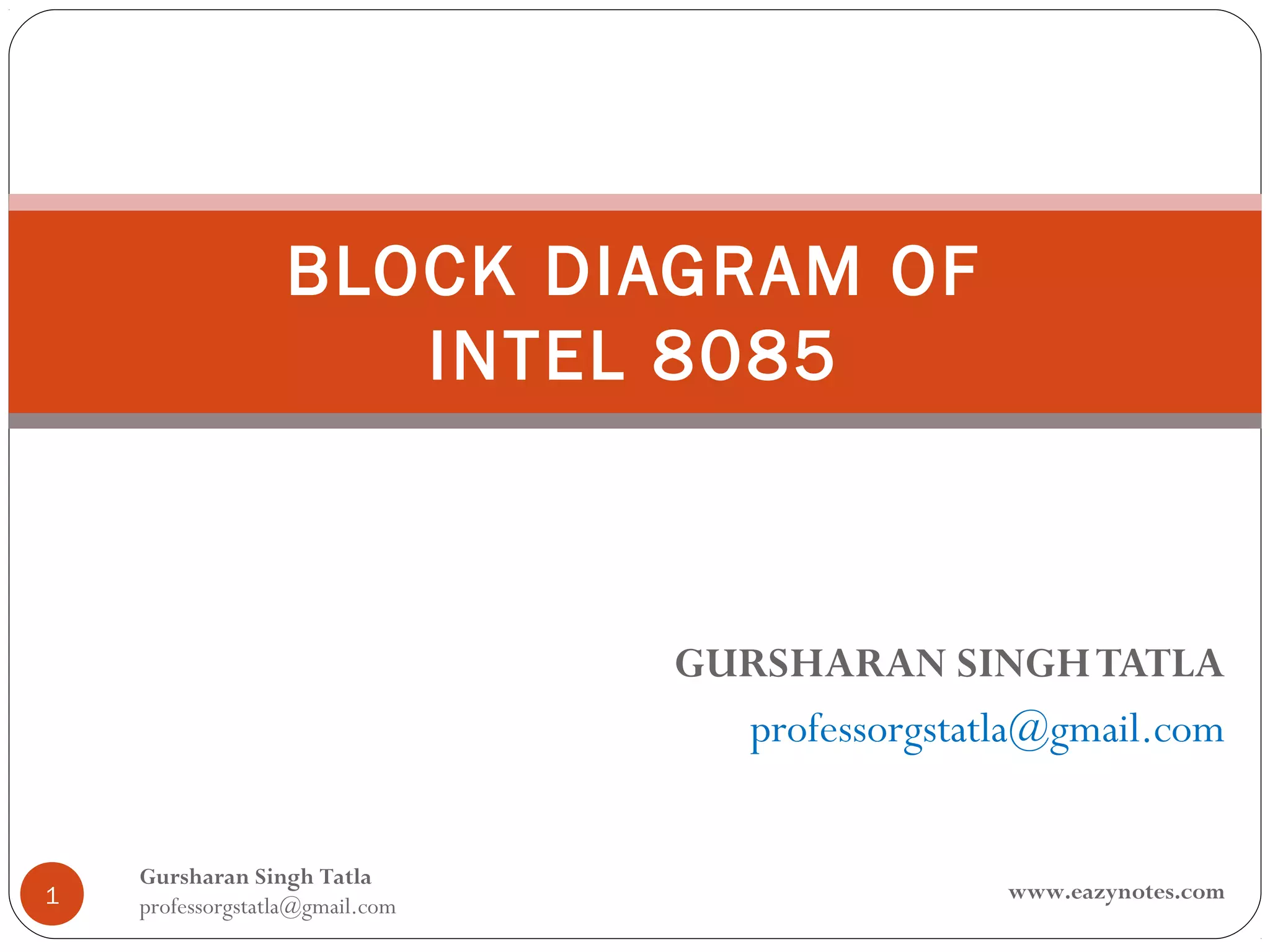Block diagram-of-8085 | PPS