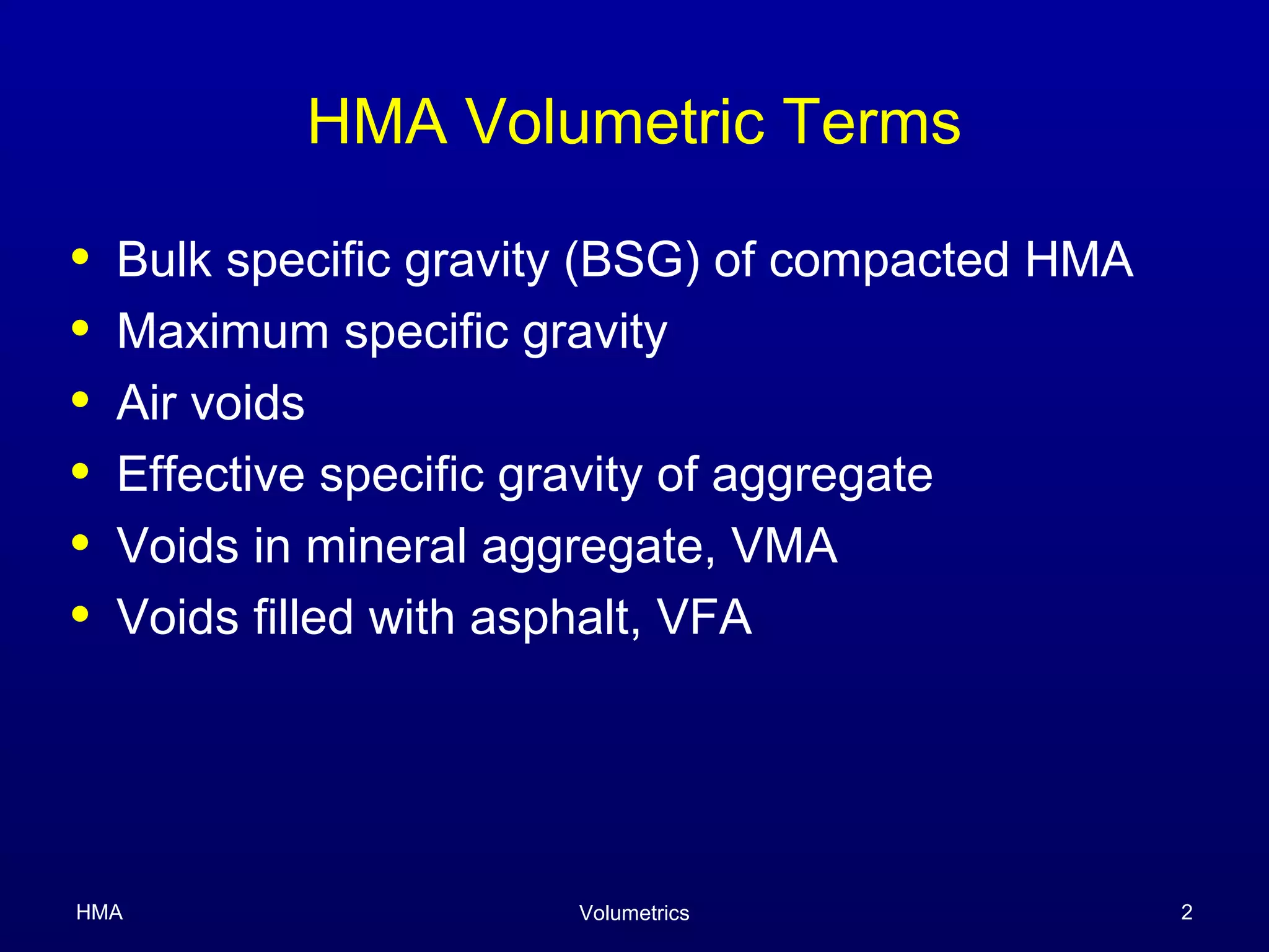 Block 12 HMA Volumetrics 13 | PPT