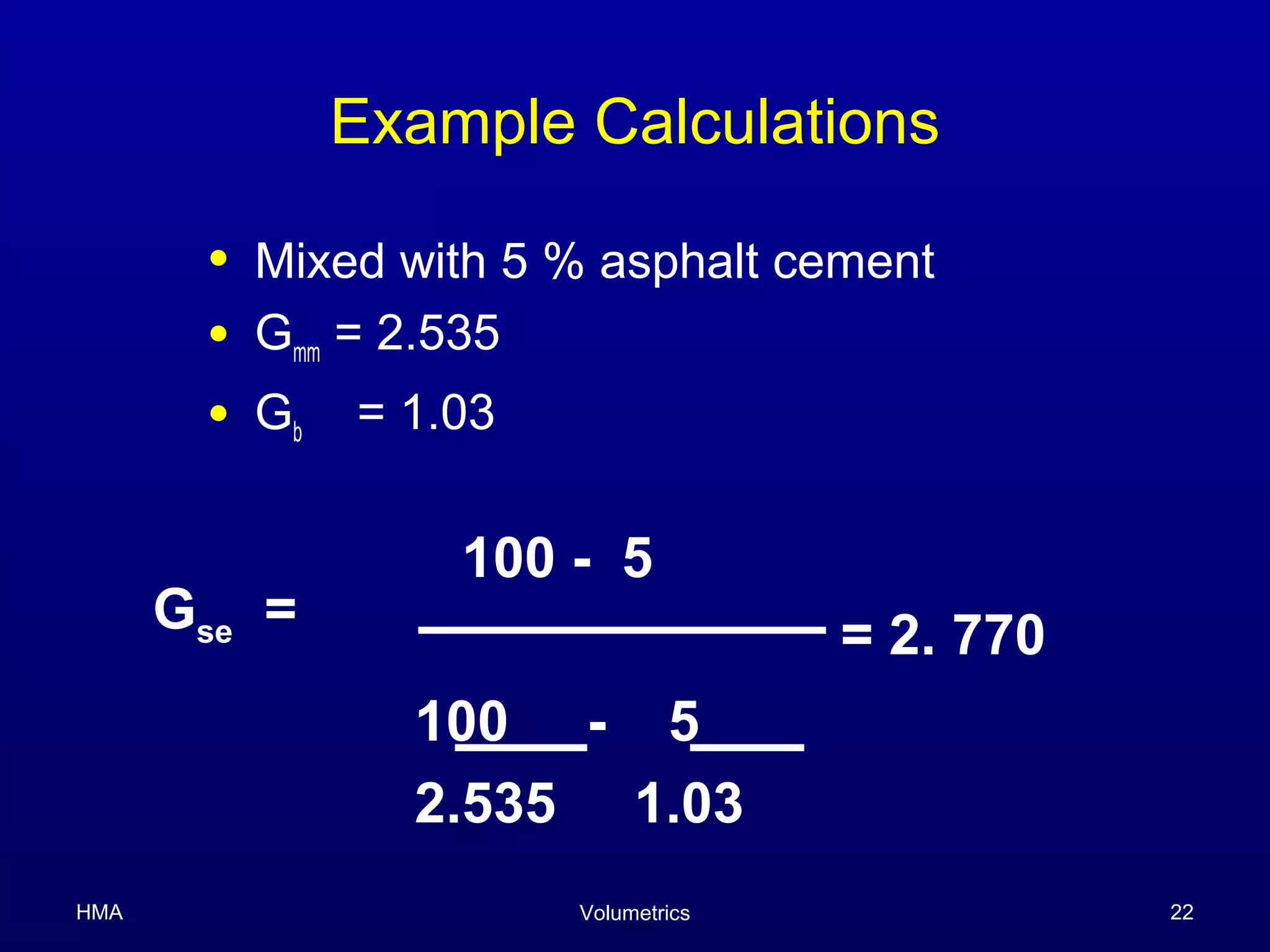 Block 12 HMA Volumetrics 13 | PPT
