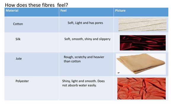 grade 3 Fibres | PPTX | Women\'s Outerwear | Women\'s Clothing