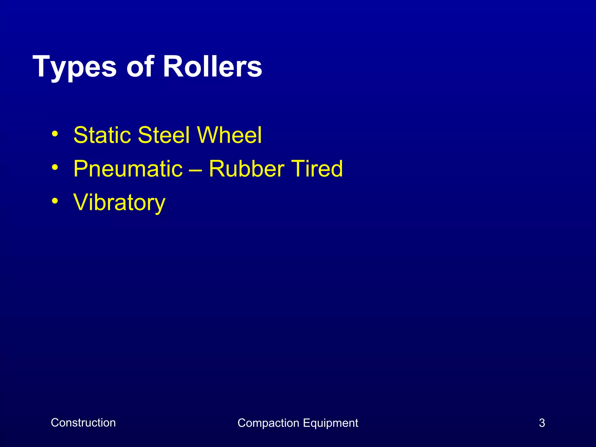 Block 20 Types of Rollers 13 | PPT