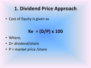 Cost of capital | PPT