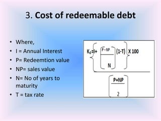 Cost of capital | PPTX