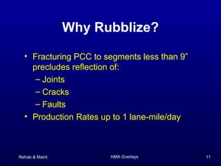 Block 33 HMA Overlays c SP 13 | PPT | Geology | Science