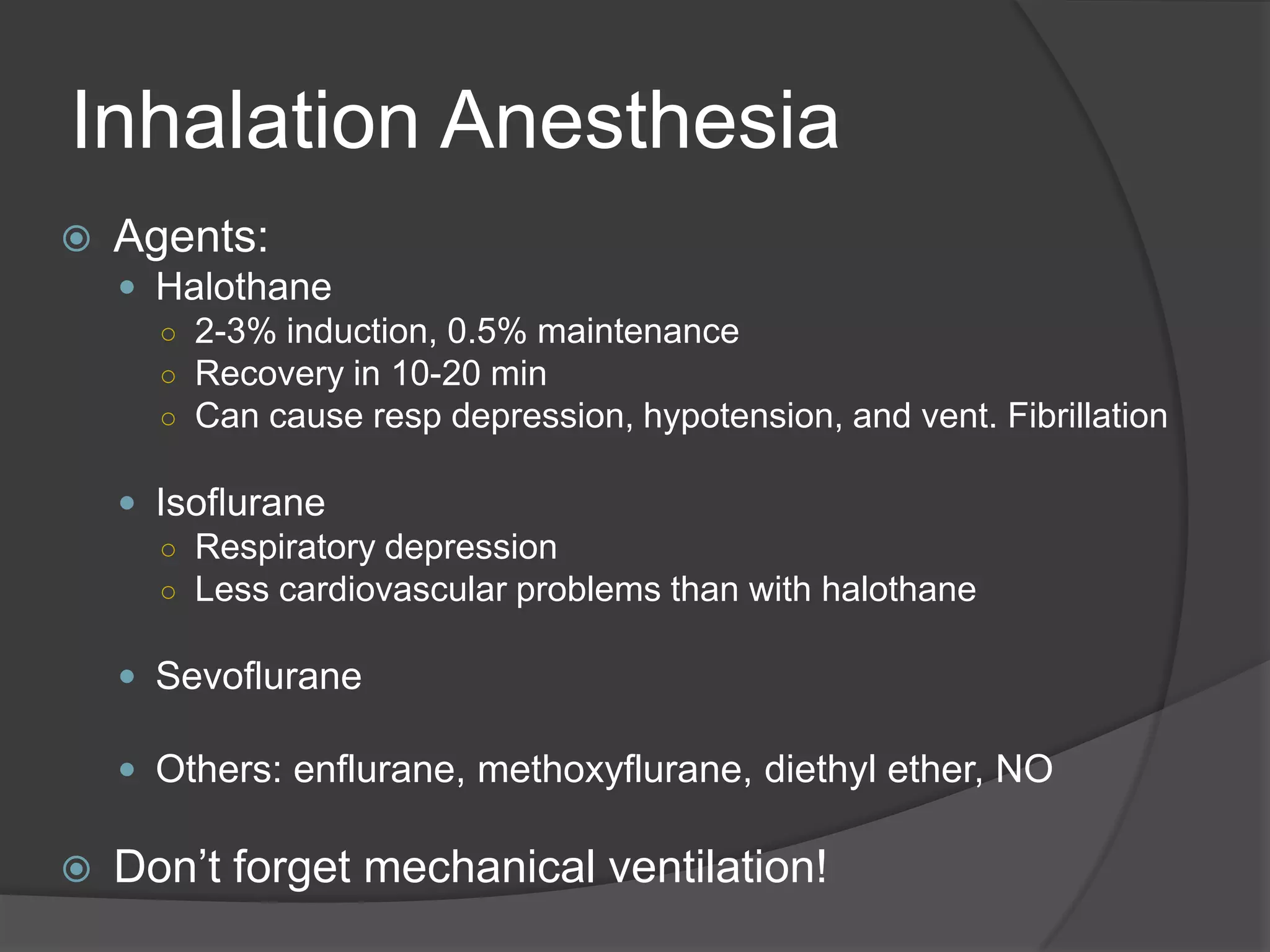 Rat Anesthesia | PPTX
