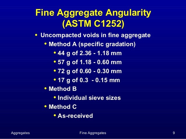 Block 7 fine aggregates 13