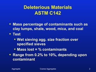 Block 8 coarse aggregate 13 | PPT