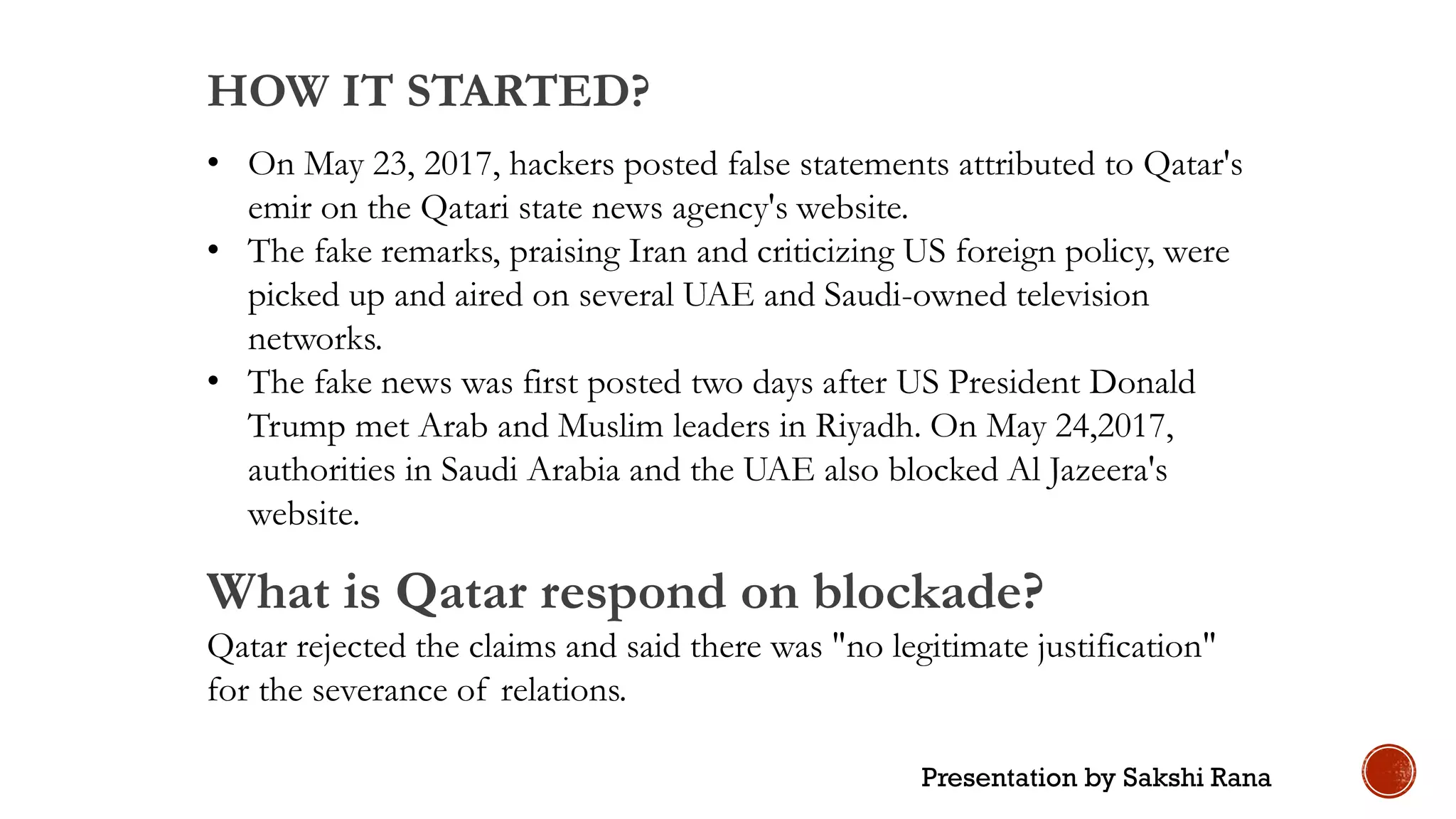 Blockade in qatar | PDF | Political Issues & policy | Politics
