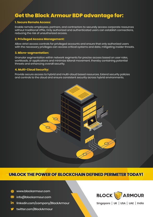 Block Armour Blockchain Defined Perimeter Brochure | PDF | Information and Network Security ...