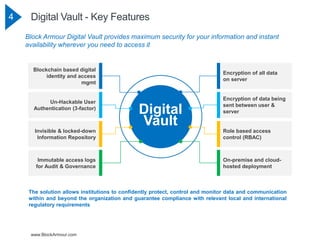 Block Armour Digital Vault | PPTX