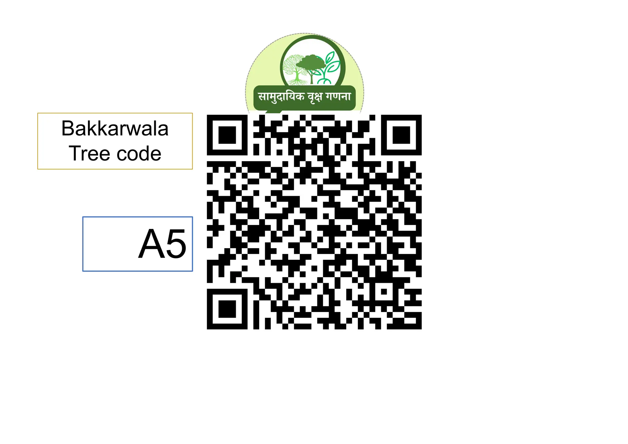 Block A Tree QR codes final bakkarwala tree census codes | PDF