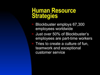 Blockbuster Presentation | PPT