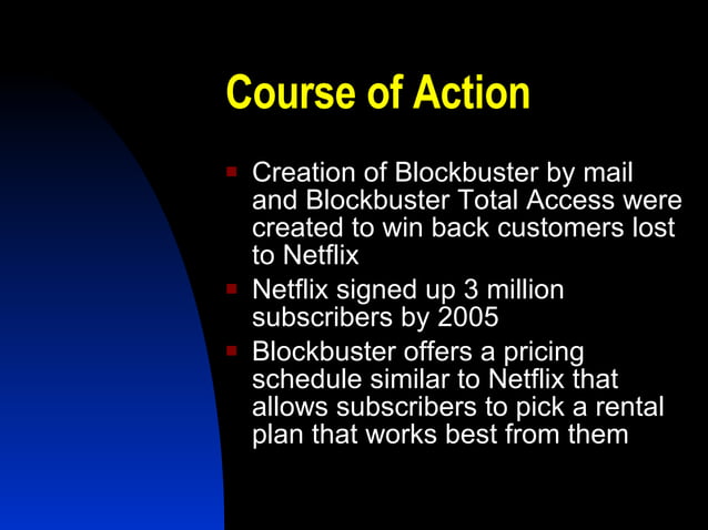 Blockbuster Presentation | PPT