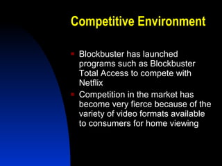 Blockbuster Presentation | PPT