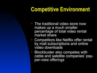 Blockbuster Presentation | PPT