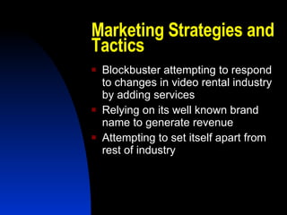 Blockbuster Presentation | PPT