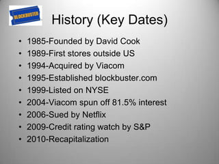Blockbuster Presentation | PPTX