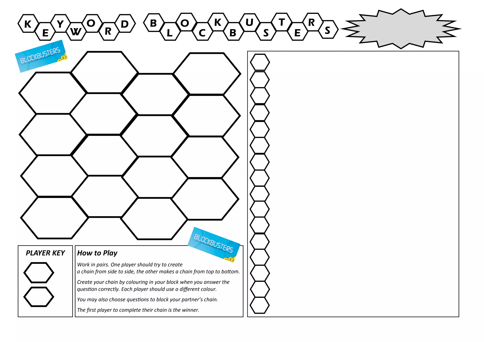 Blockbusters template | PDF
